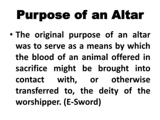 The power of the Altar by Pastor Sesan Adesida | PDF