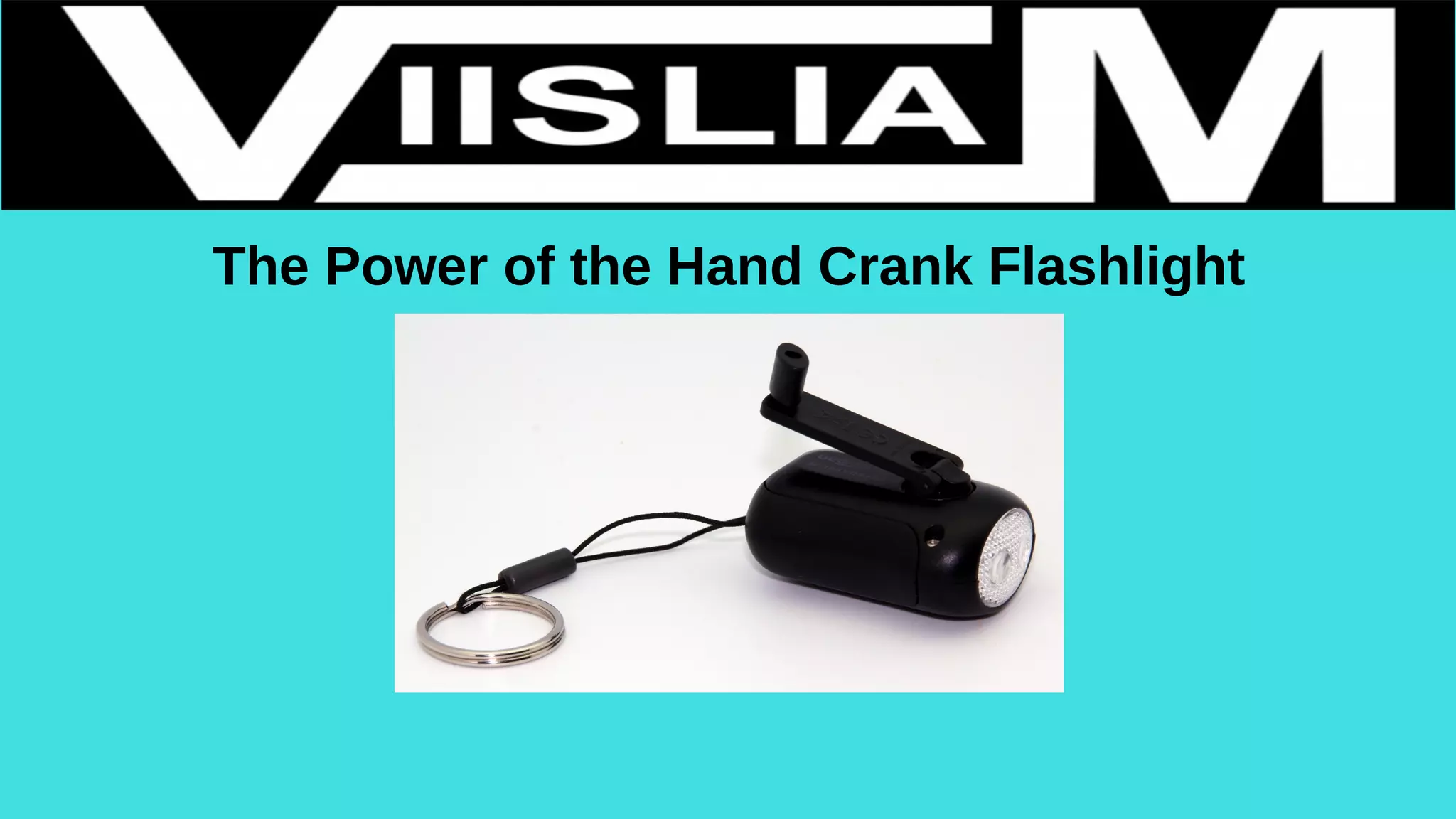 The power of the hand crank flashlight | PPT