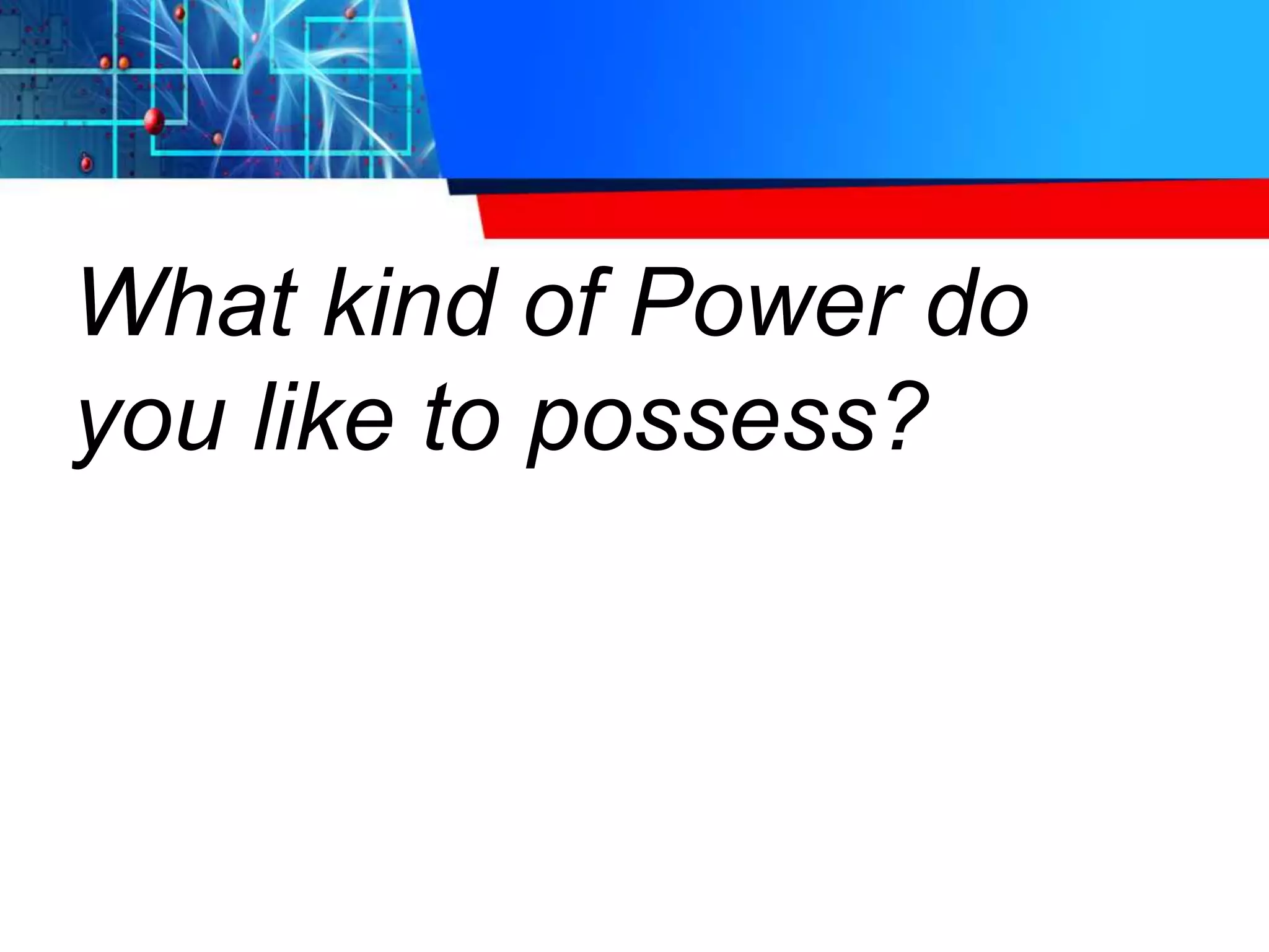 The Power of The Mind | PPTX