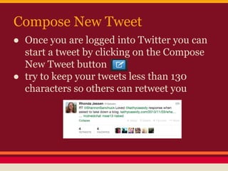 The power of twitter | PPT