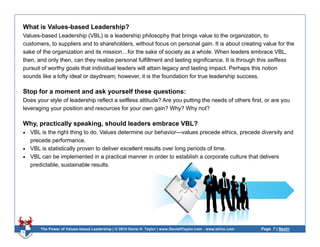 The powerofvaluesbasedleadership final | PDF