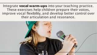 The power of voice effective modulation techniques for kids | PPT
