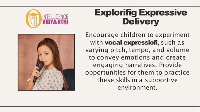 The power of voice effective modulation techniques for kids | PPT