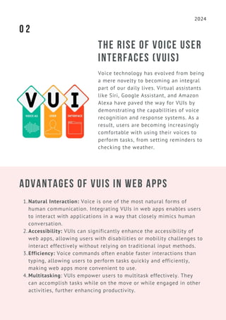 Explore the Power of Voice User Interfaces (VUIs) in Web Apps | PDF
