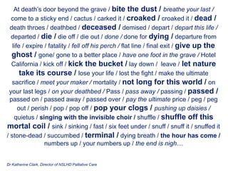 The Power of Words - Death and Language.ppt