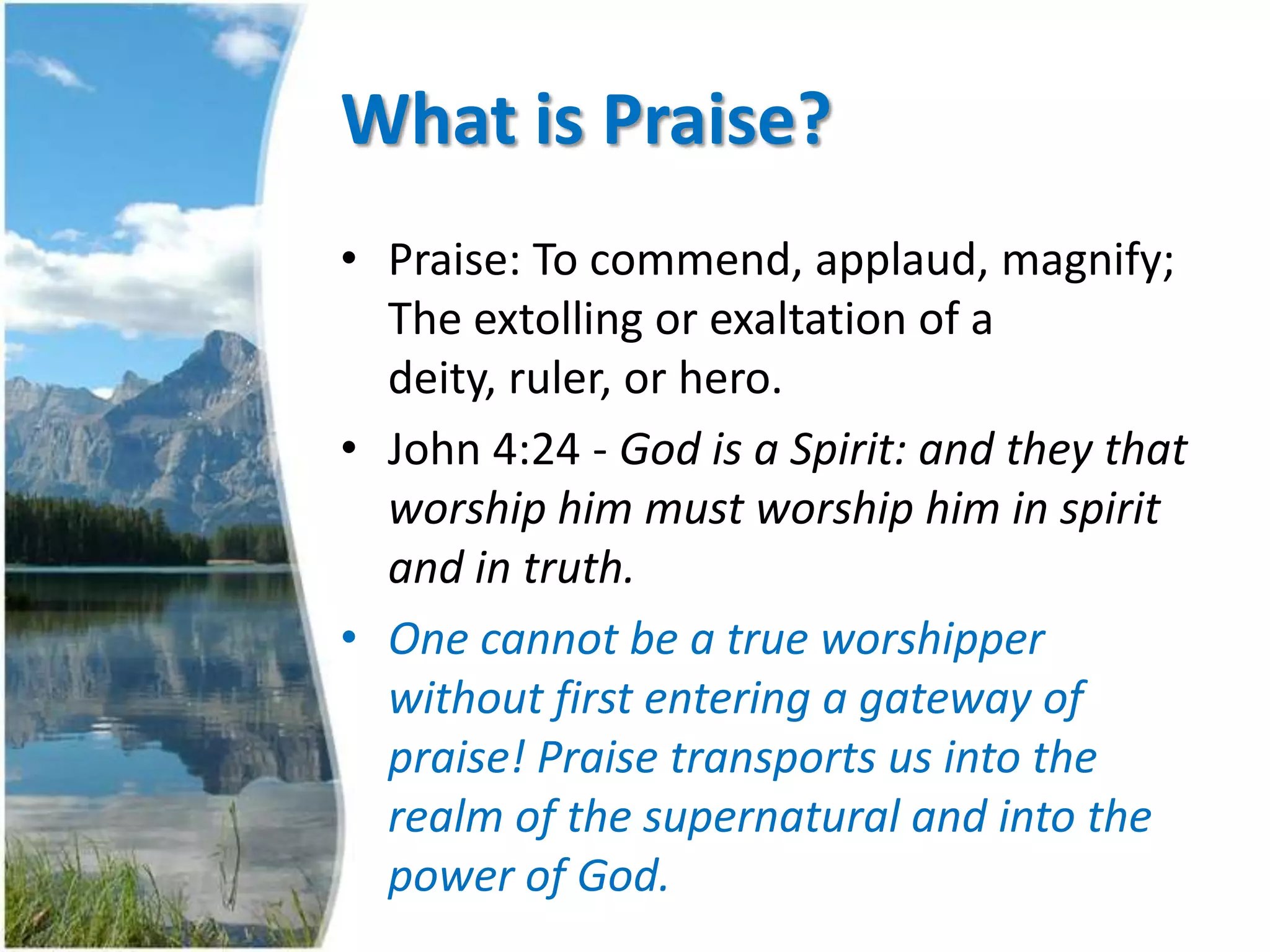 The Power of Your Praise | PPTX
