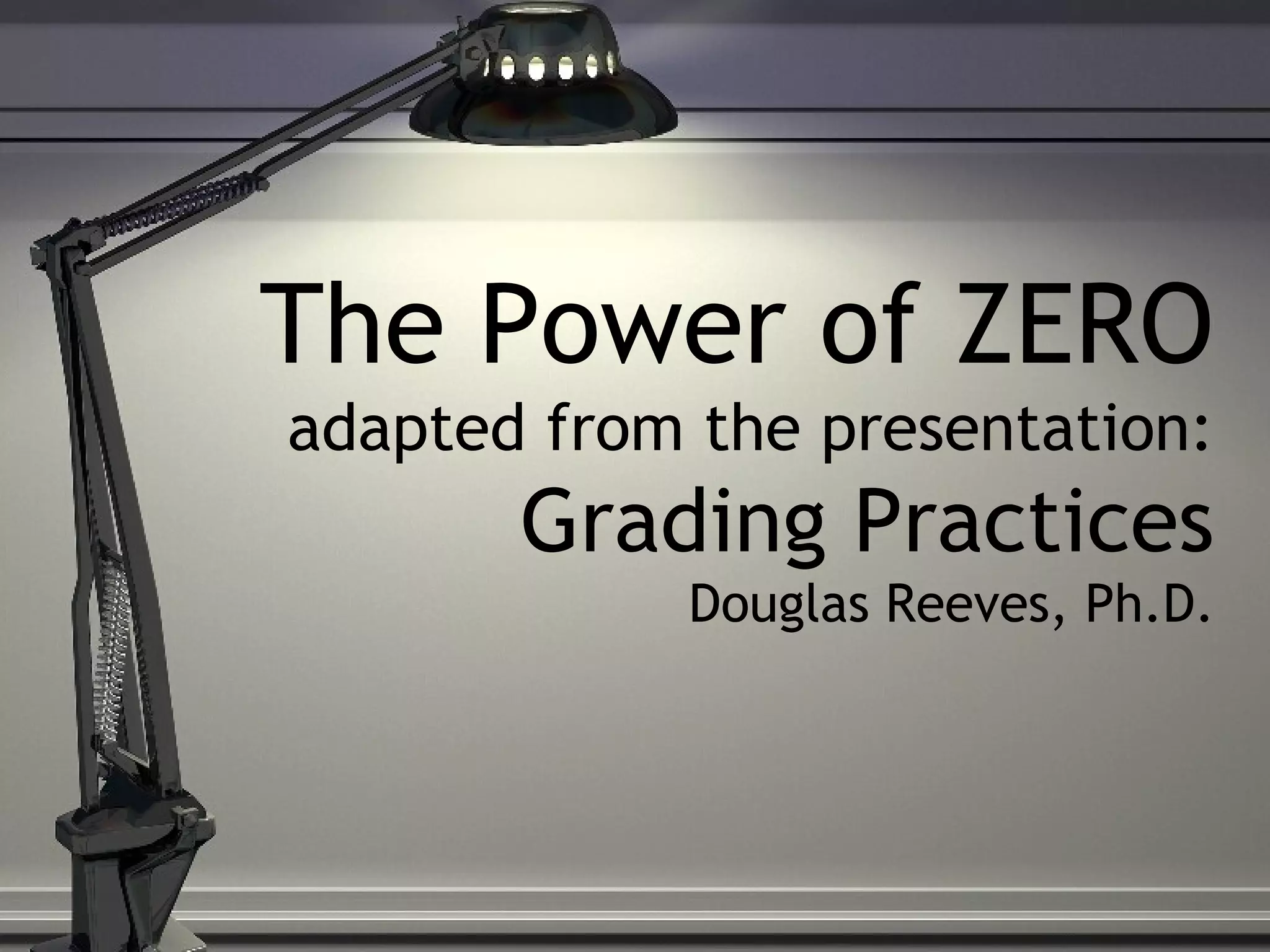 The power of zero | PPT