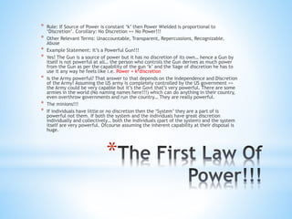 The Power Play Theory - Aditya Yadav | PPTX | Science