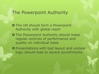 The powerpoint authority | PPT