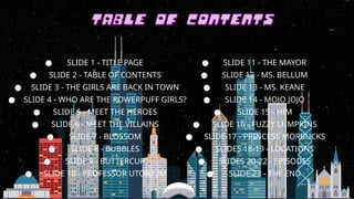 The Powerpuff Girls - Powerfueled (Series Guide).pptx