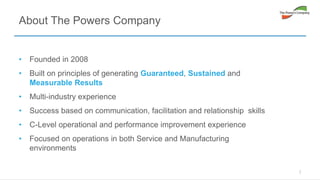 The powers company overview insurance final rev | PPTX