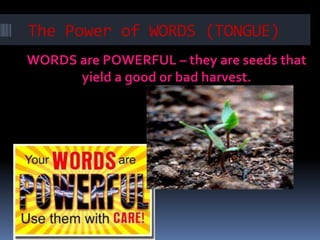The power words (tongue) | PPTX