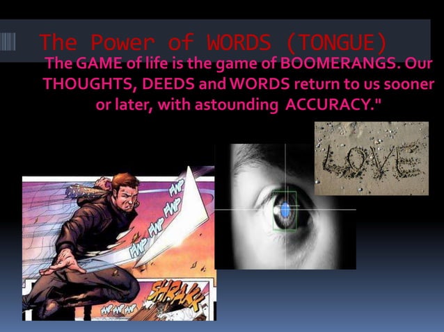 The power words (tongue) | PPT