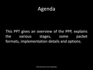 The Point to Point Protocol (PPP) | PPT