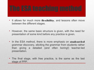 The PPP & ESA teaching methods | PPT