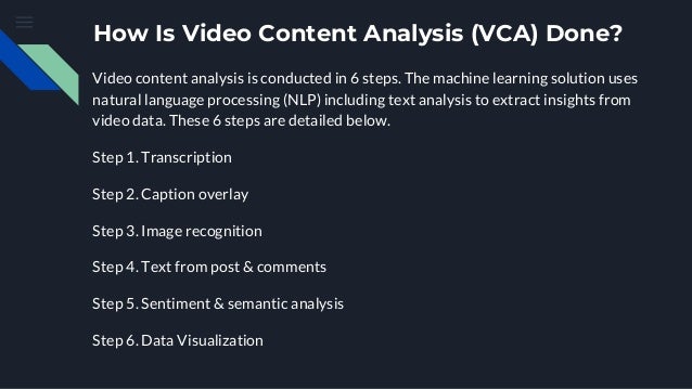 The Practical Guide to Video Content Analysis | PPTX