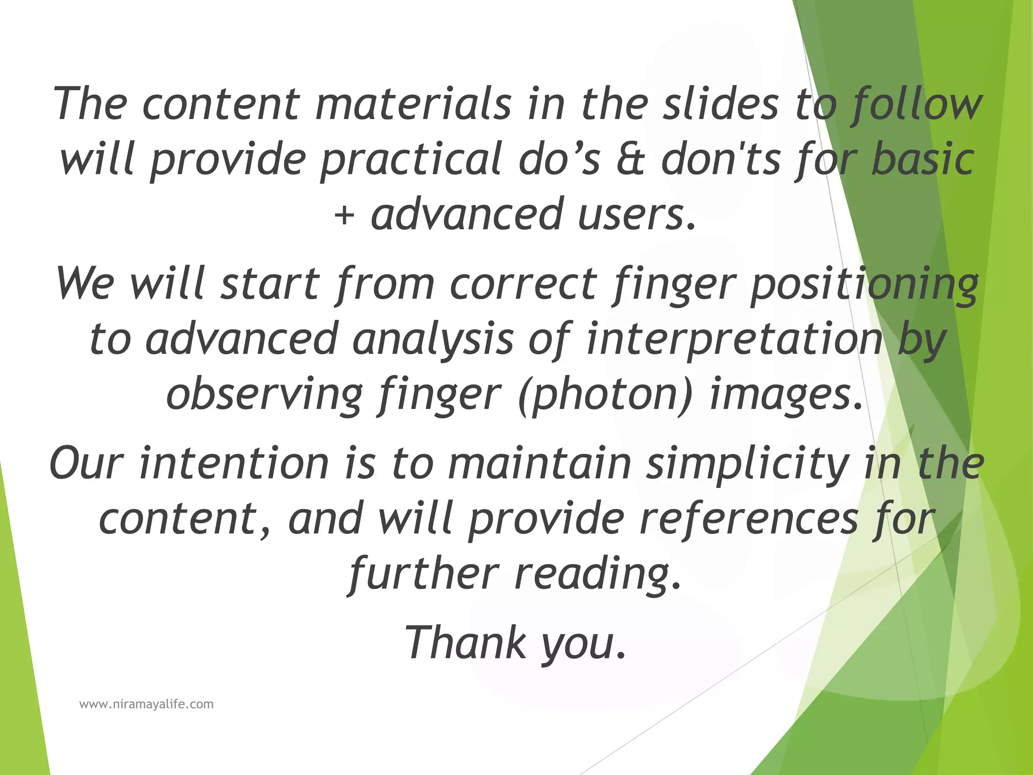Bio-Well Tutorial - The practical science of measuring human wellness ...