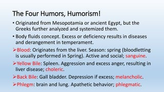 The practice of medicine in ancient civilizations | PPT