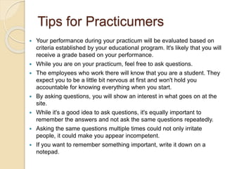 The Practicum Experience | PPTX | Educational Assessment | Education