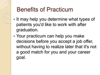 The Practicum Experience | PPTX