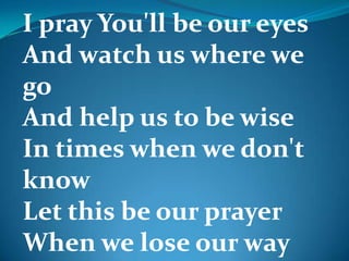 The Prayer. | PPTX