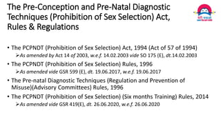 The Pre-Conception and Prenatal Diagnostic Techniques .pptx