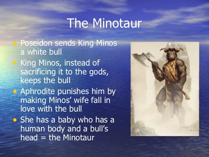 King Minos And The Minotaur