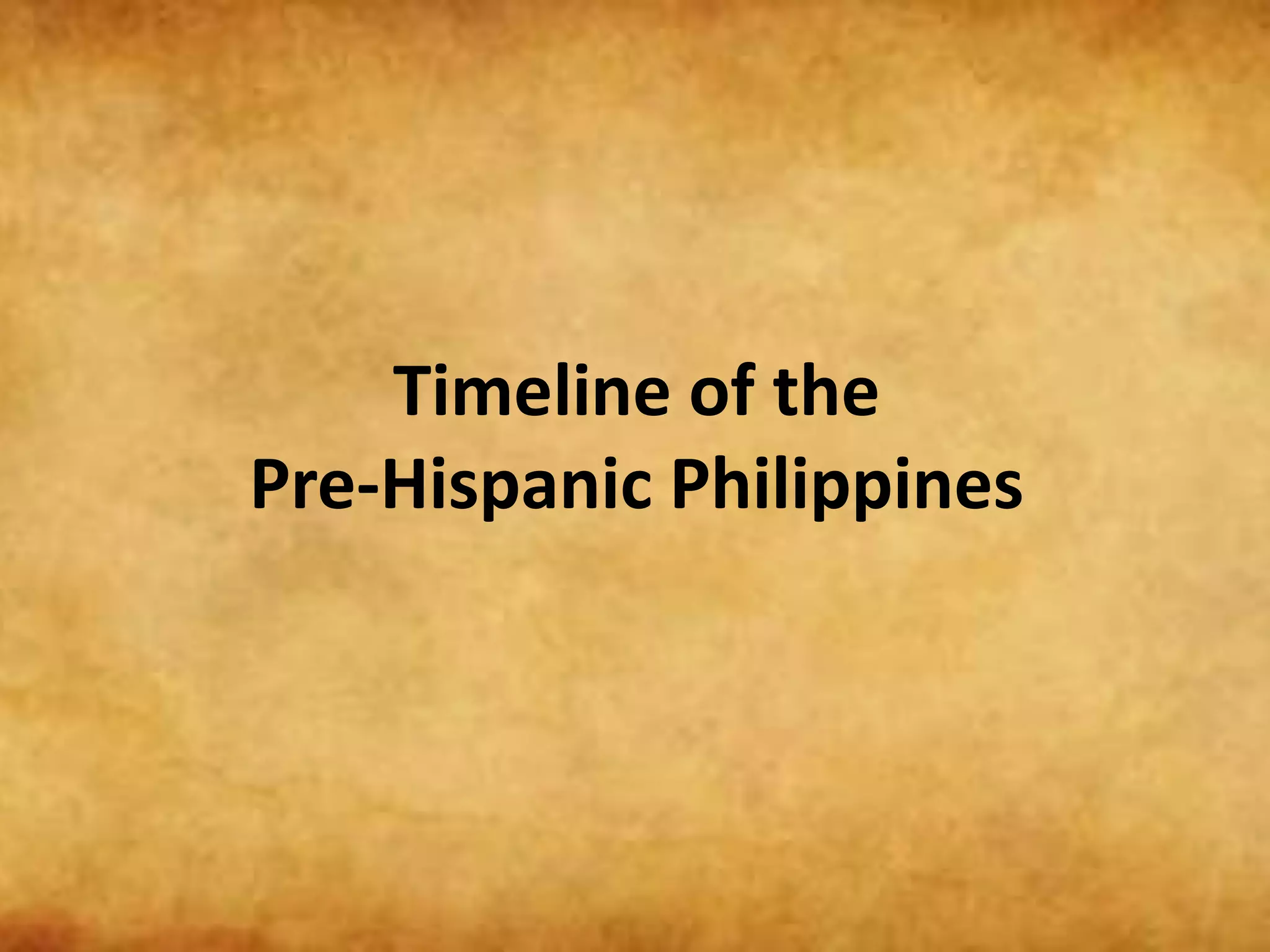 The pre hispanic period | PPTX
