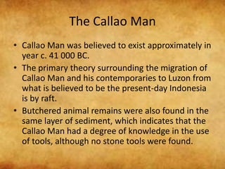 The pre hispanic period | PPT