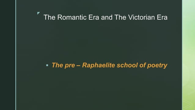 The pre - Raphaelite school of poetry.pptx