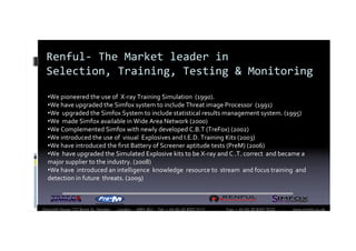 The Pre Selection, Training, Testing And Management O F X Ray Screening ...