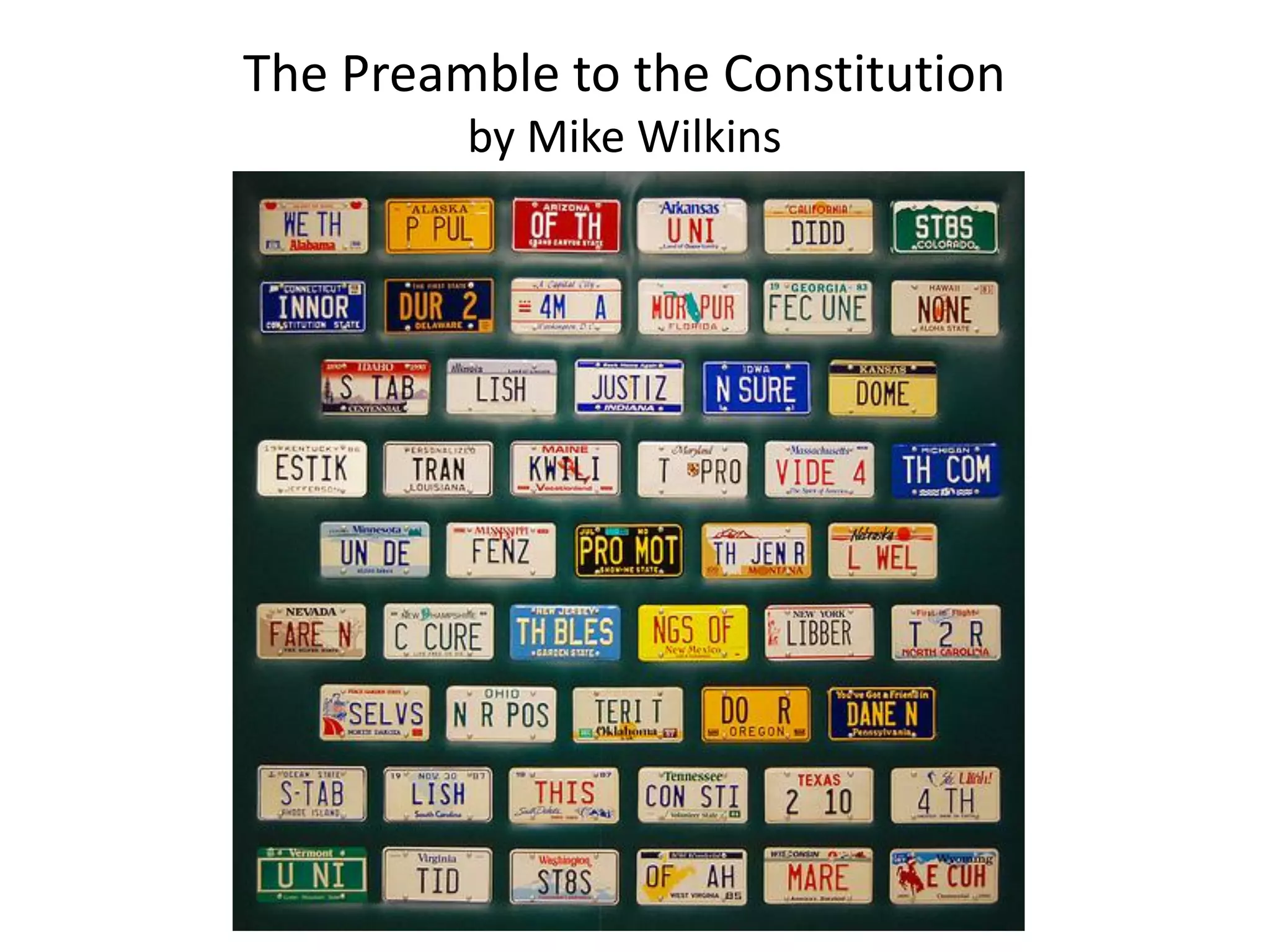 The Preamble | PDF