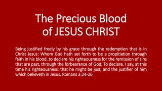 The Precious Blood of the Lord Jesus Christ.pptx