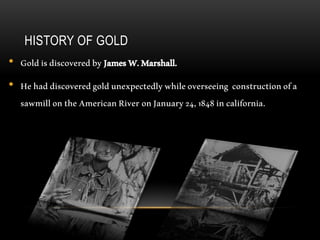 The precious metal gold | PDF