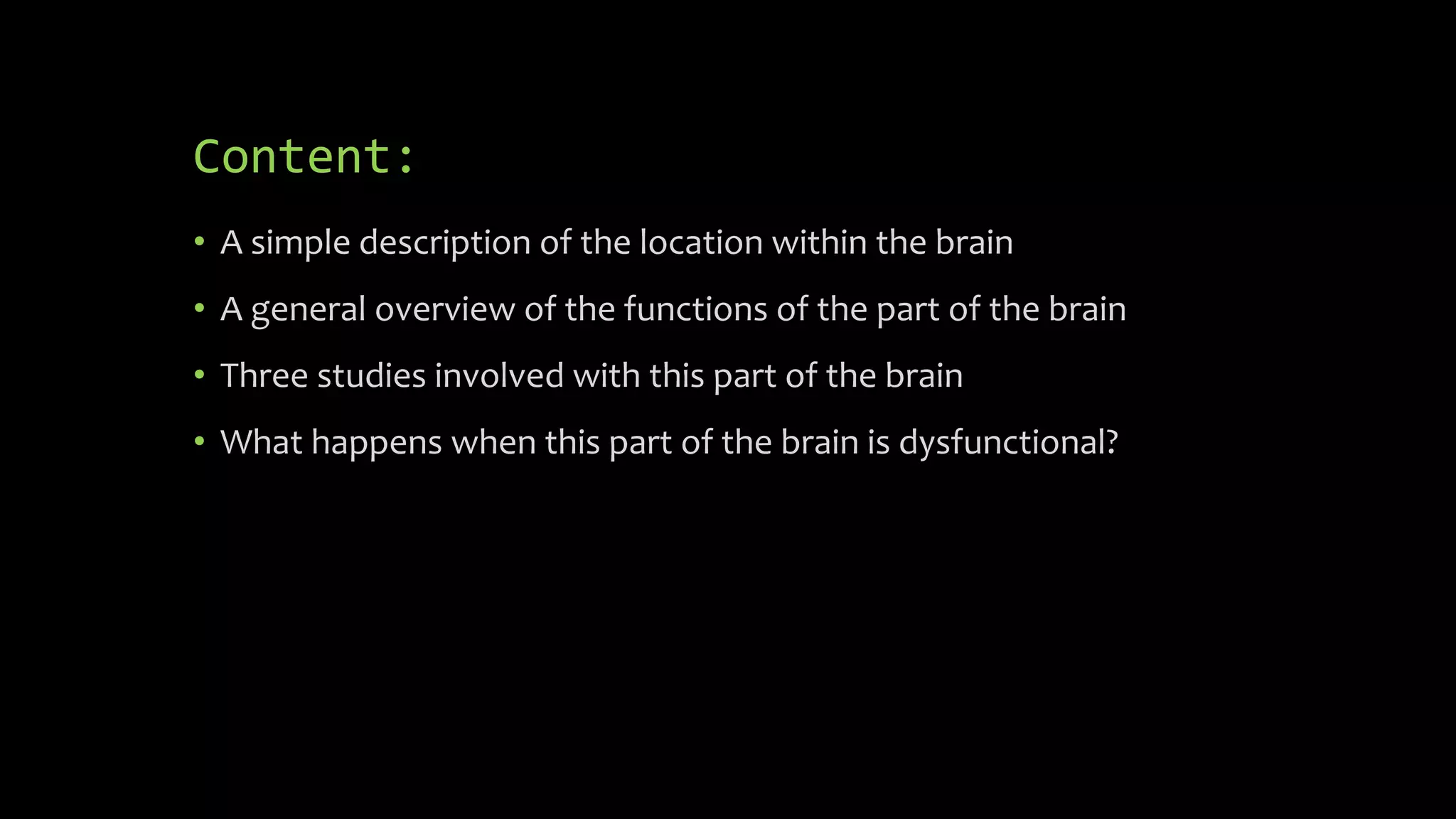 The Prefrontal Cortex What Is It Its Functions Its Dysfunctions And