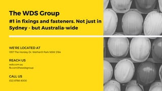 The Premier Fastener House - WDS 2019 Roundup | PPT