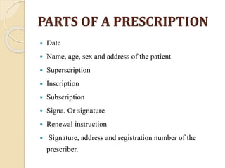 THE PRESCRIPTION.pptx