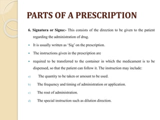 THE PRESCRIPTION.pptx