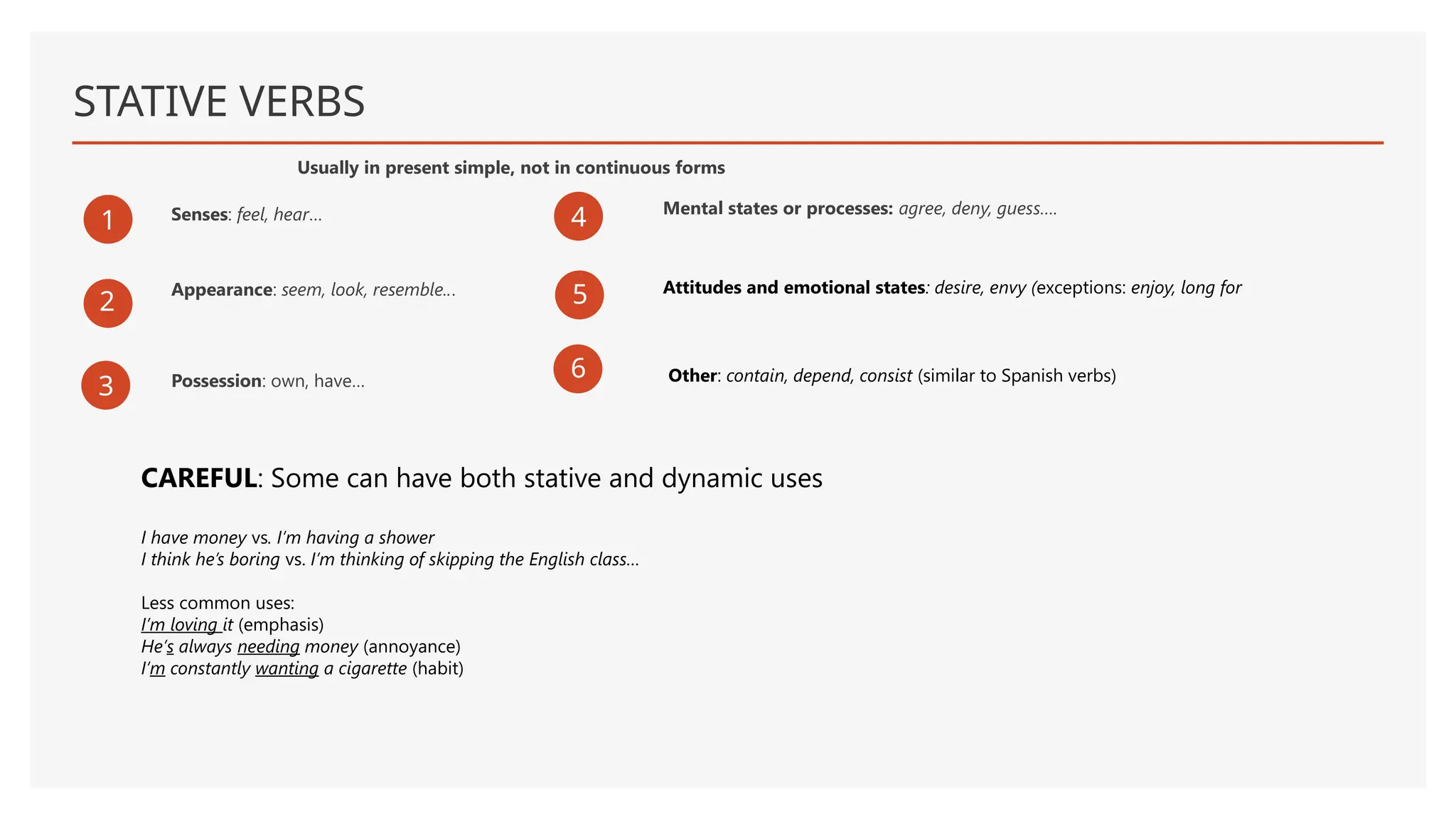 THE PRESENT. USES. Advanced C level .pptx