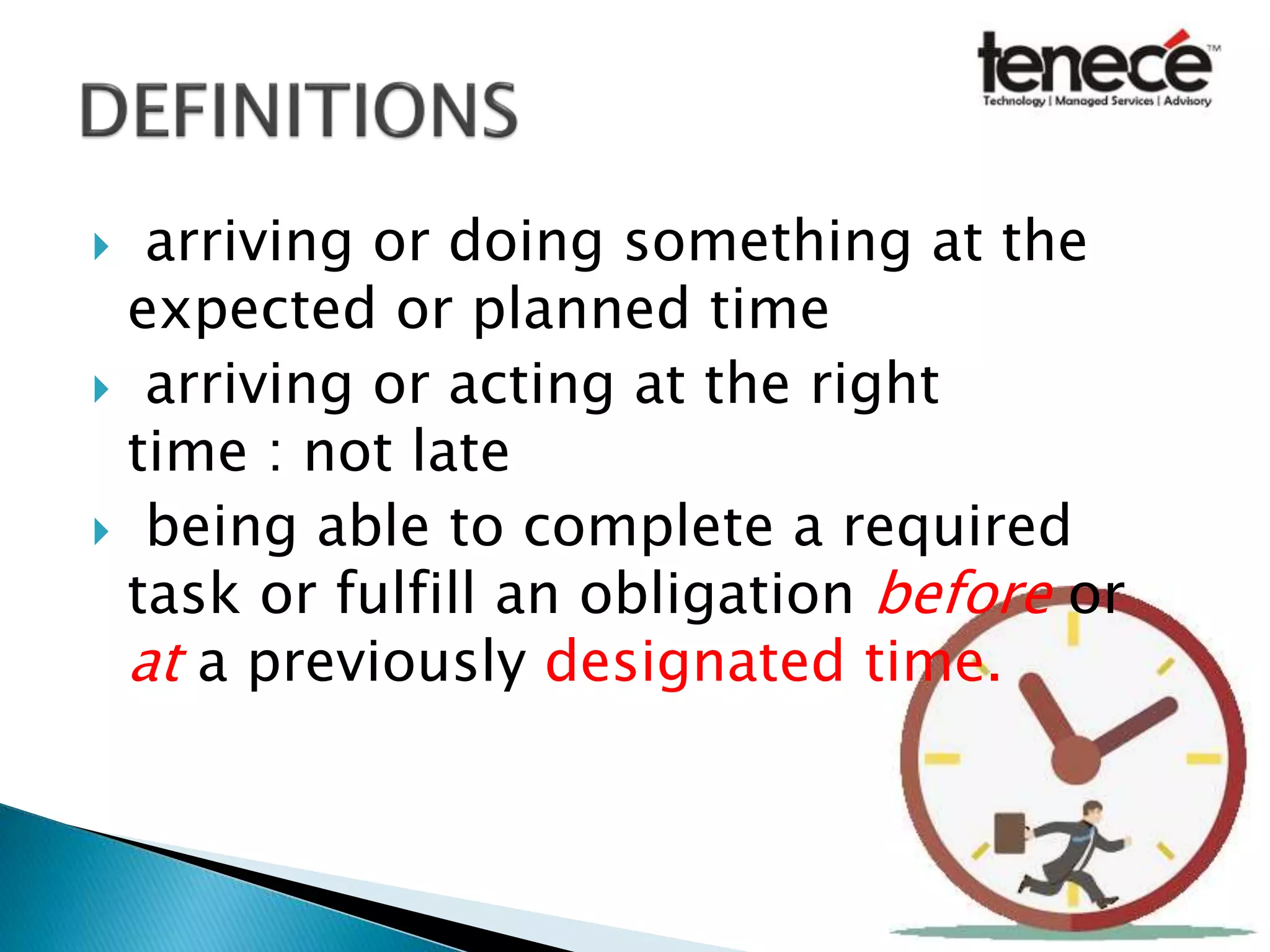 PUNCTUALITY AND TIME | PPTX | Sleep Disorders | Diseases and Conditions