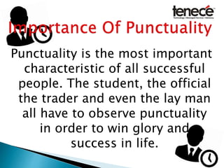 PUNCTUALITY AND TIME | PPTX | Sleep Disorders | Diseases and Conditions