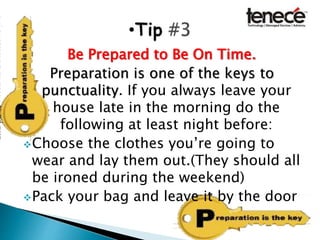 PUNCTUALITY AND TIME | PPTX | Sleep Disorders | Diseases and Conditions