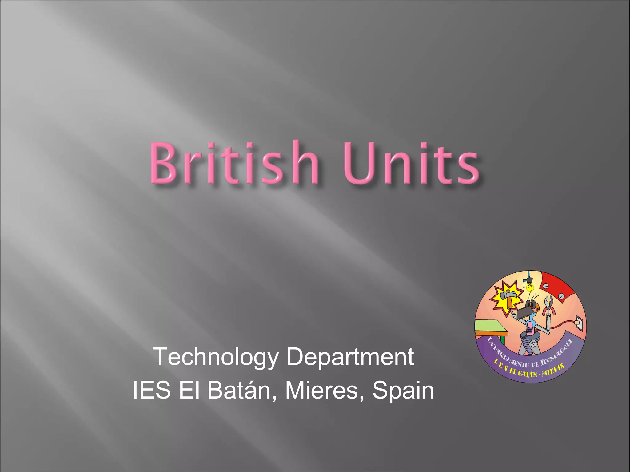 British Units System | ODP