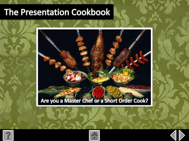 The Presentation Cookbook | PPT