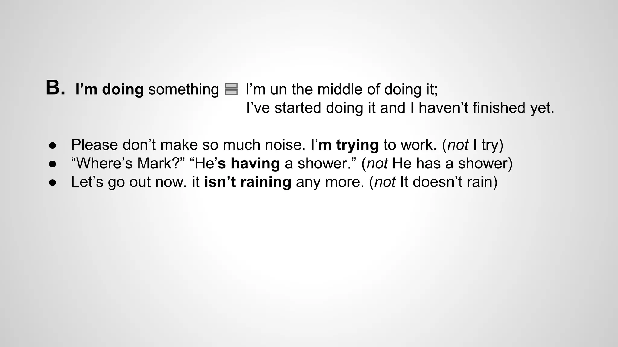 The present continuous | PPT