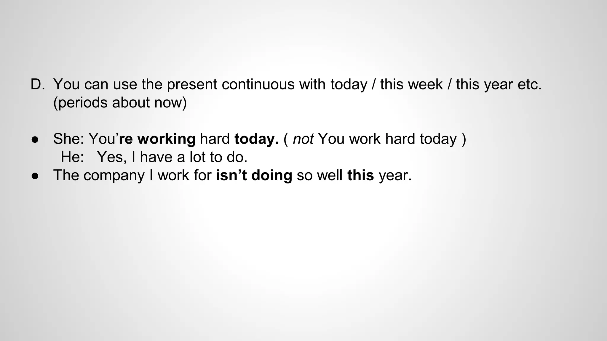 The present continuous | PPTX