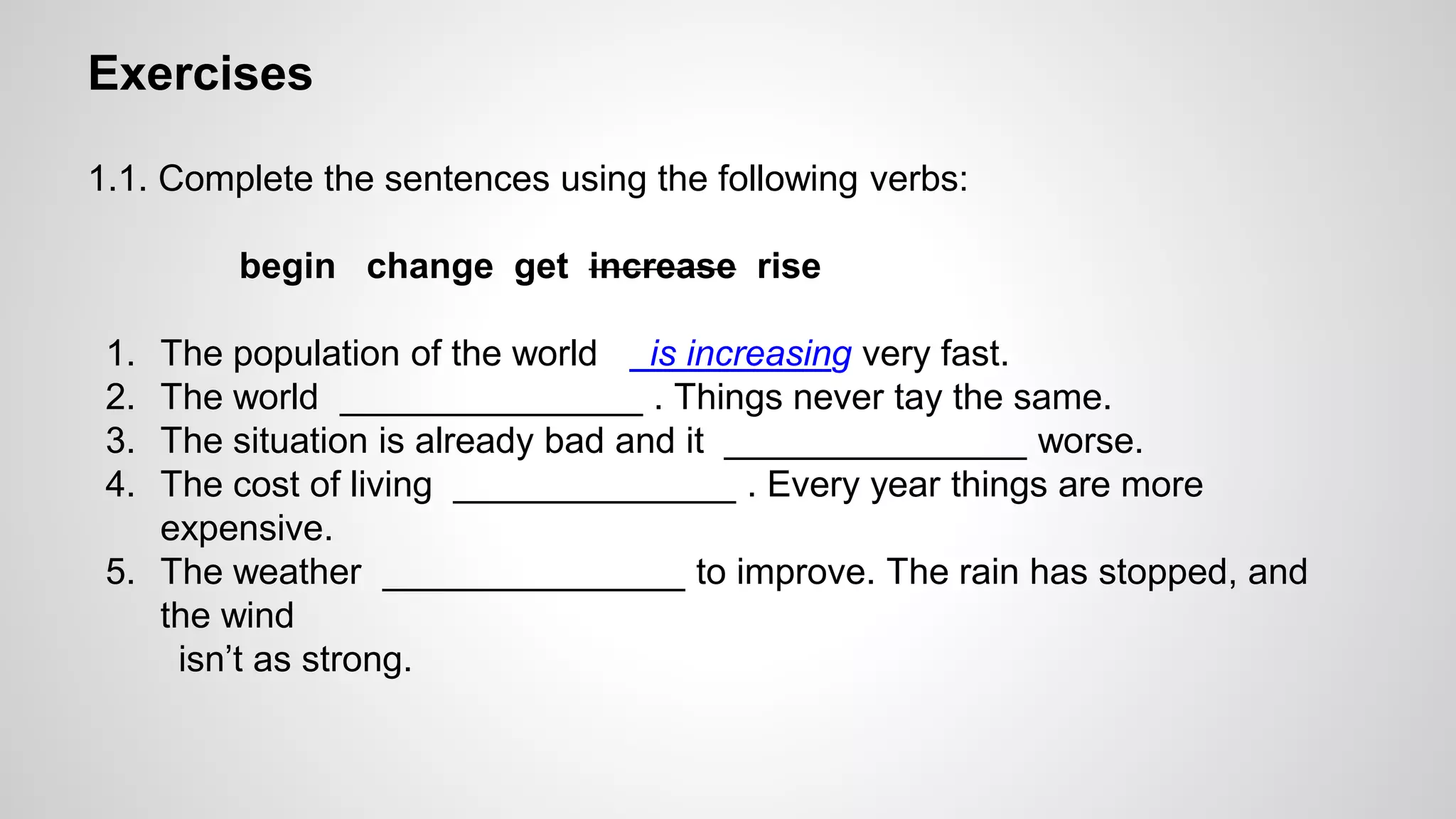 The present continuous | PPT