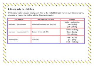 PRESENT CONTINUOUS | PDF