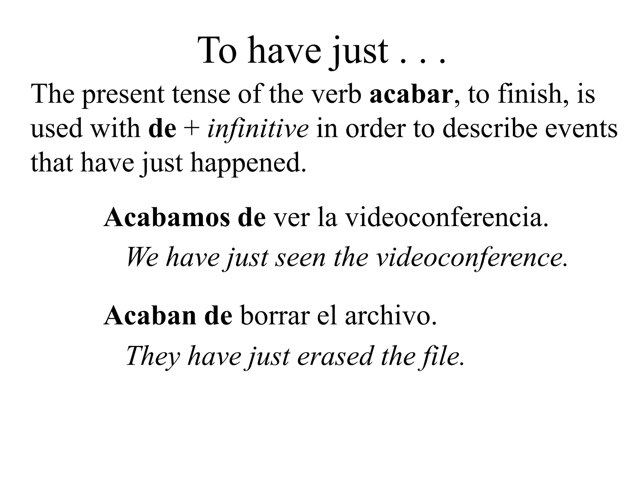 The present perfect indicative | PPTX