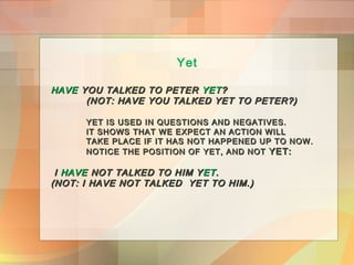The present perfect tense4 th | PPT